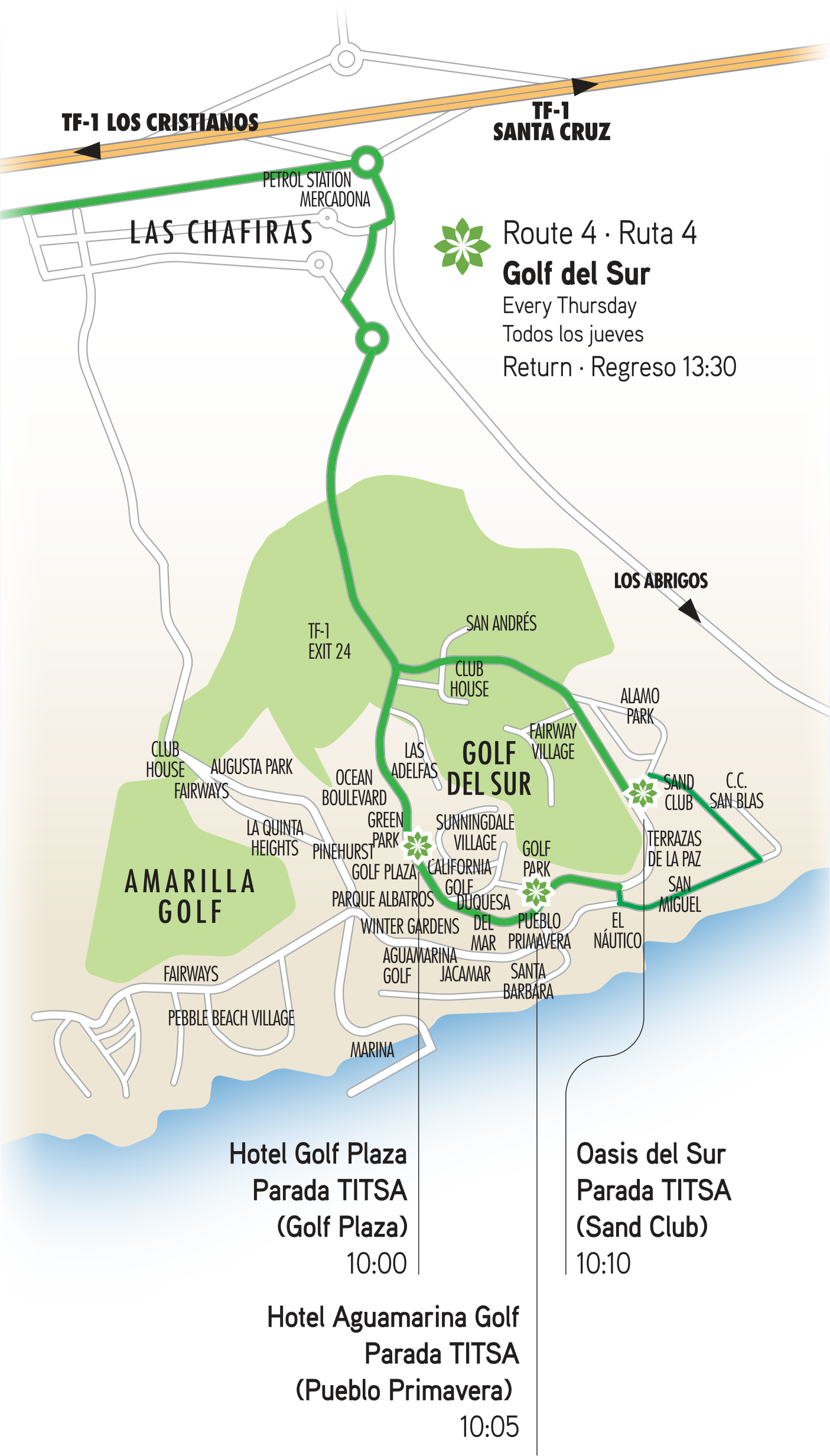 Rutas Bus Gratuito - Centro Comercial Siam Mall